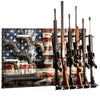 Hold Up Displays American Flag Gun Wall Bundle for 6 Rifles and 6 Pist ...