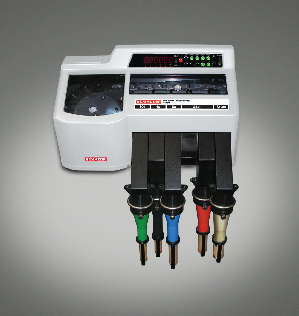 Semacon S-530 Heavy Duty Coin Sorter / Value Counter - Safe and Vault ...
